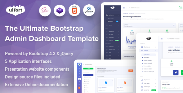 Bamburgh - Bootstrap Admin Dashboard Template by uifortdev | ThemeForest