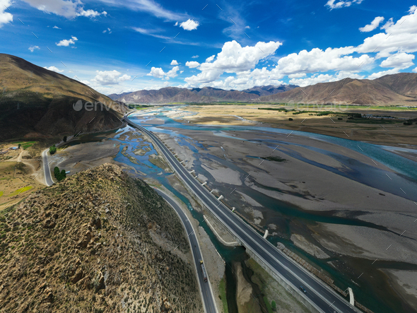 Highways and rivers Stock Photo by liufuyu | PhotoDune