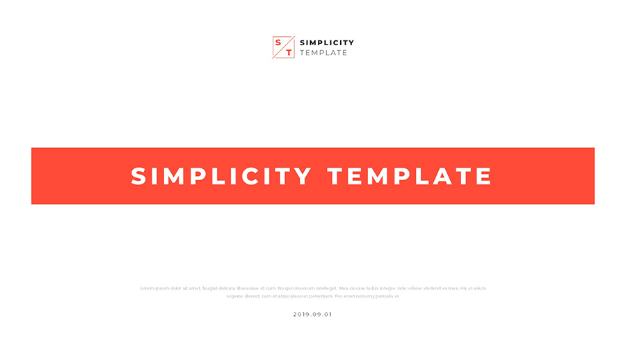 Simplicity Multipurpose PowerPoint Template, Presentation Templates