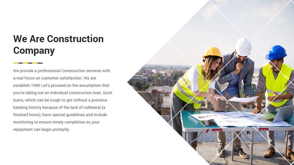 Construction PowerPoint Template, Presentation Templates | GraphicRiver