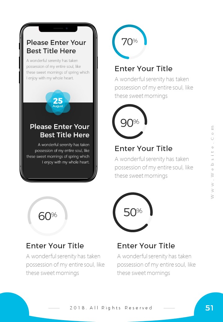 Grow-Tech Portrait Business PowerPoint Template, Presentation Templates