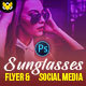 Sunglasses Flyer and Social Media, Print Templates | GraphicRiver