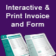 Interactive & Print Invoice and Form, Print Templates | GraphicRiver