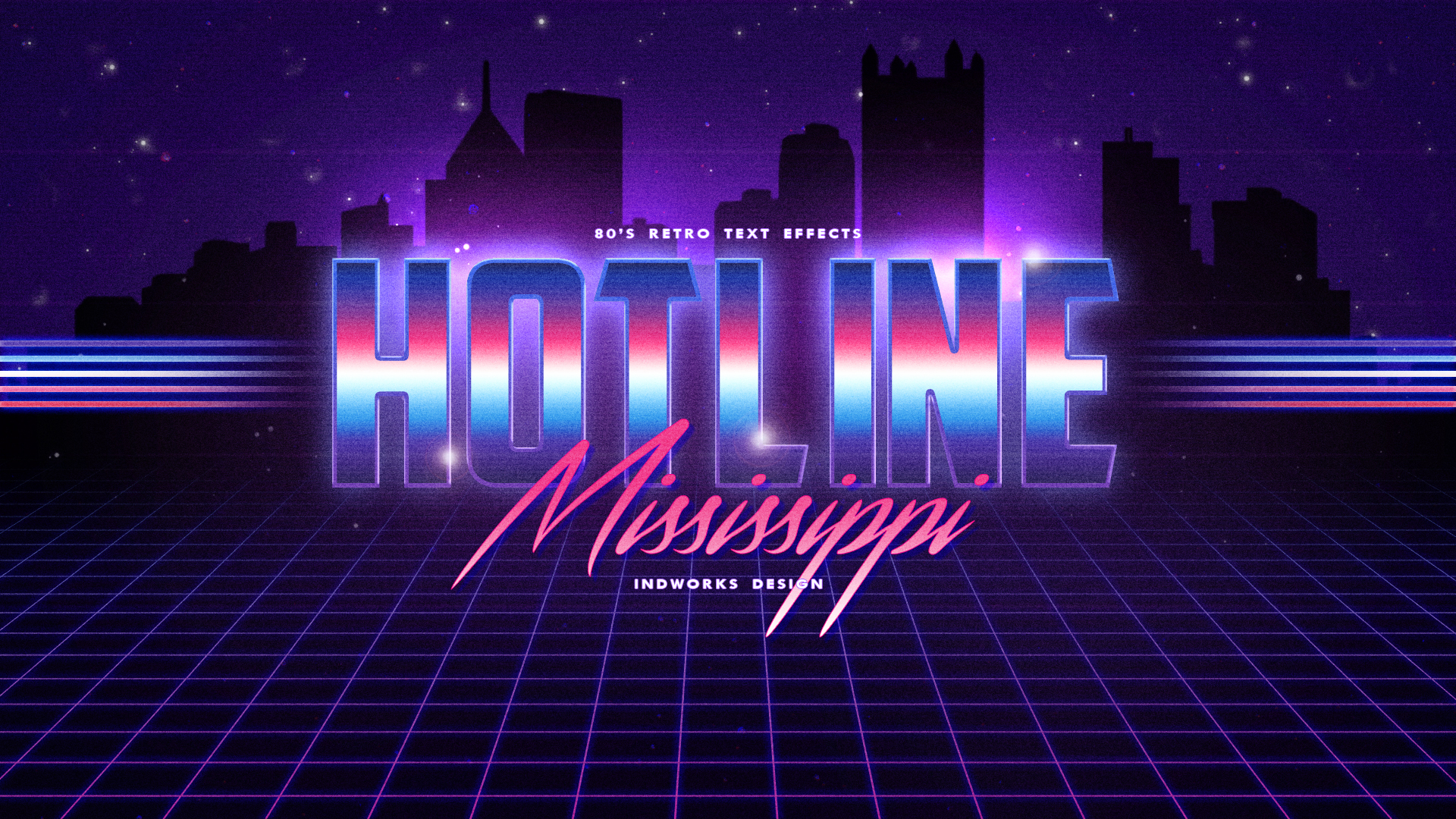 80's Retro Text Effects, Add-ons | GraphicRiver