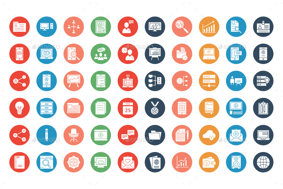 880 Modern Business Vector Icon pack, Icons | GraphicRiver
