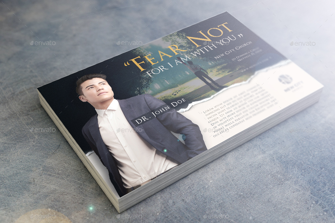 Author's Sermon Church Flyer, Print Templates | GraphicRiver