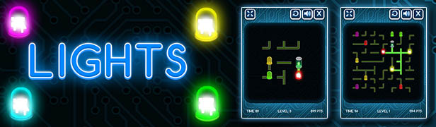 Lights - HTML5 Skill Game by codethislab | CodeCanyon