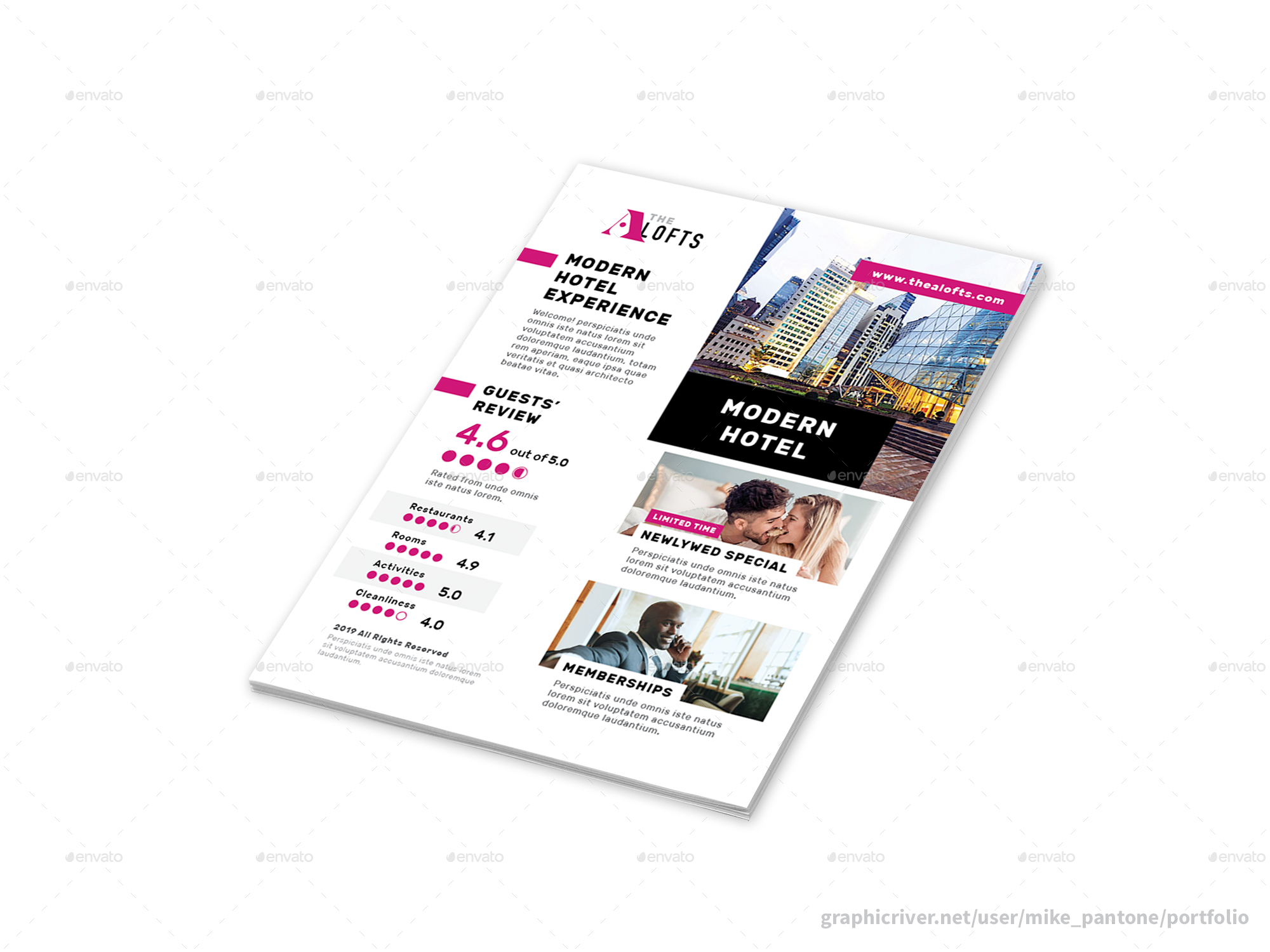 Modern Hotel Print Bundle 2, Print Templates | GraphicRiver