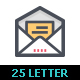 25 E-mail & Letter Color Icon, Icons | GraphicRiver