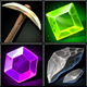 Gems and Mining Icons, Game Assets | GraphicRiver