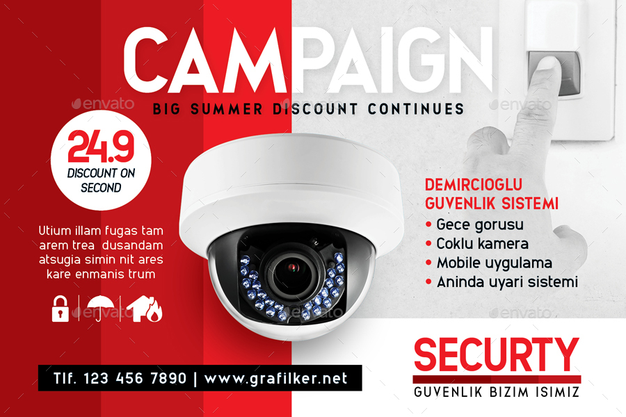 Security Technology Postcard Templates, Print Templates | GraphicRiver