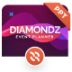 Diamondz Event Planner PowerPoint Template, Presentation Templates