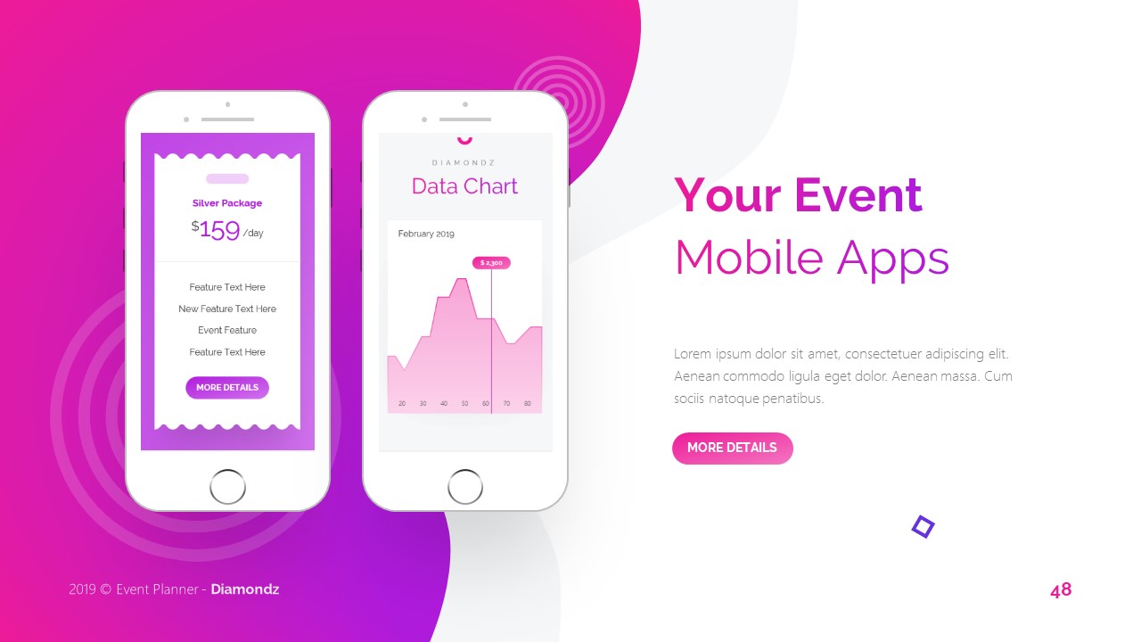 Diamondz Event Planner PowerPoint Template by BrandEarth | GraphicRiver