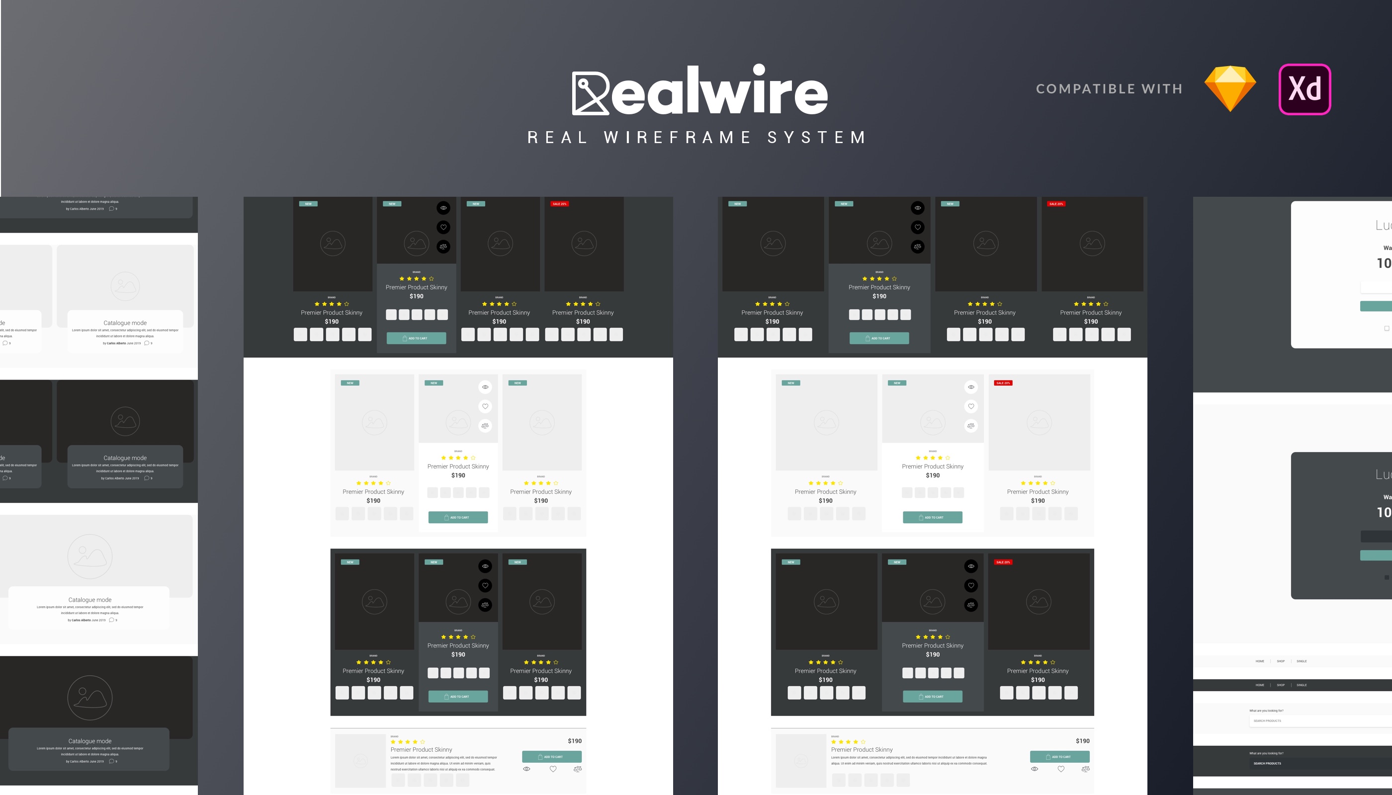 Realwire - Ultimate Wireframe Library Collection by Nublislabs ...