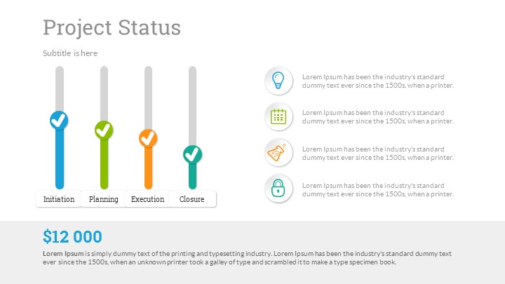 Project Status Google Slides by SanaNik | GraphicRiver