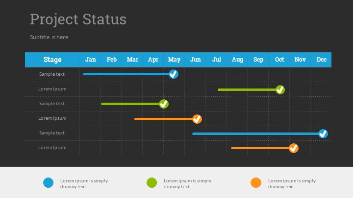 Project Status Google Slides by SanaNik | GraphicRiver