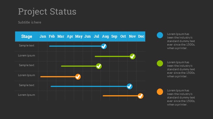 Project Status Google Slides by SanaNik | GraphicRiver
