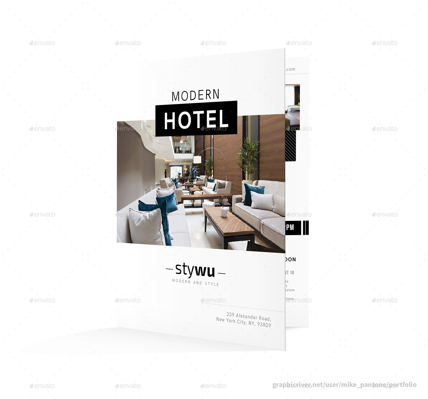 Modern Hotel Print Bundle 3, Print Templates | GraphicRiver
