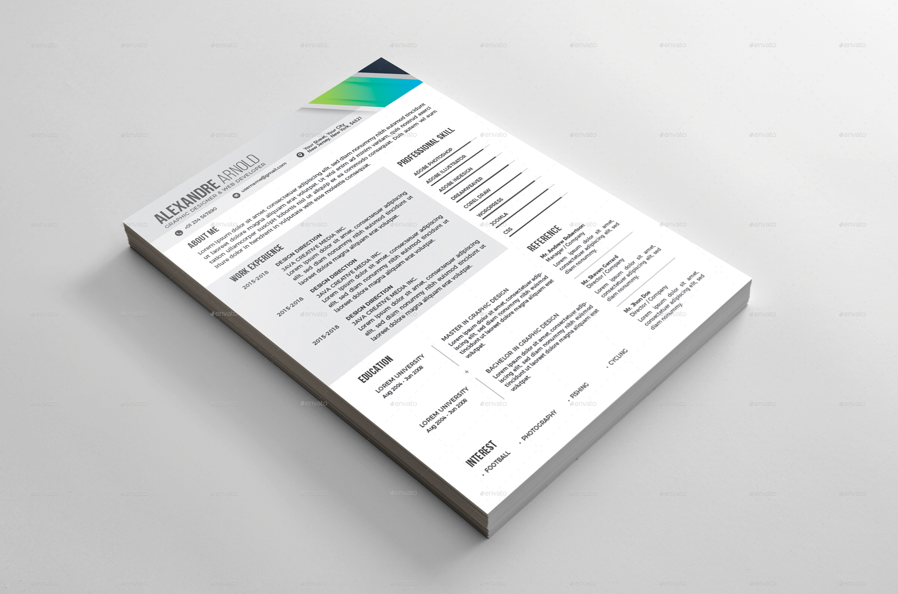 Resume, Print Templates | GraphicRiver