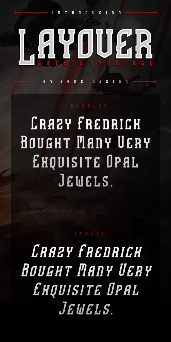 Layover Typeface, Fonts | GraphicRiver