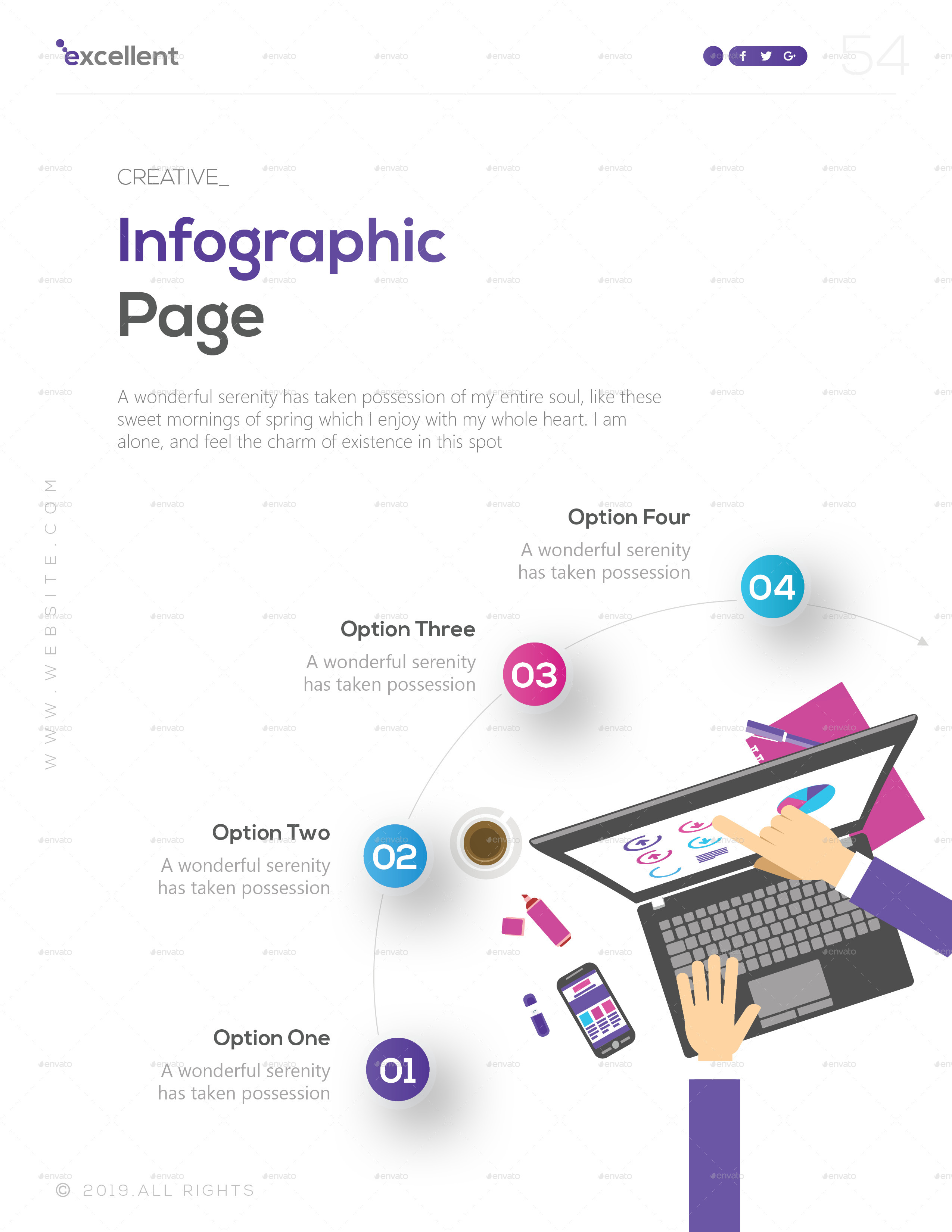 Excellent Creative Annual Report Template, Print Templates | GraphicRiver