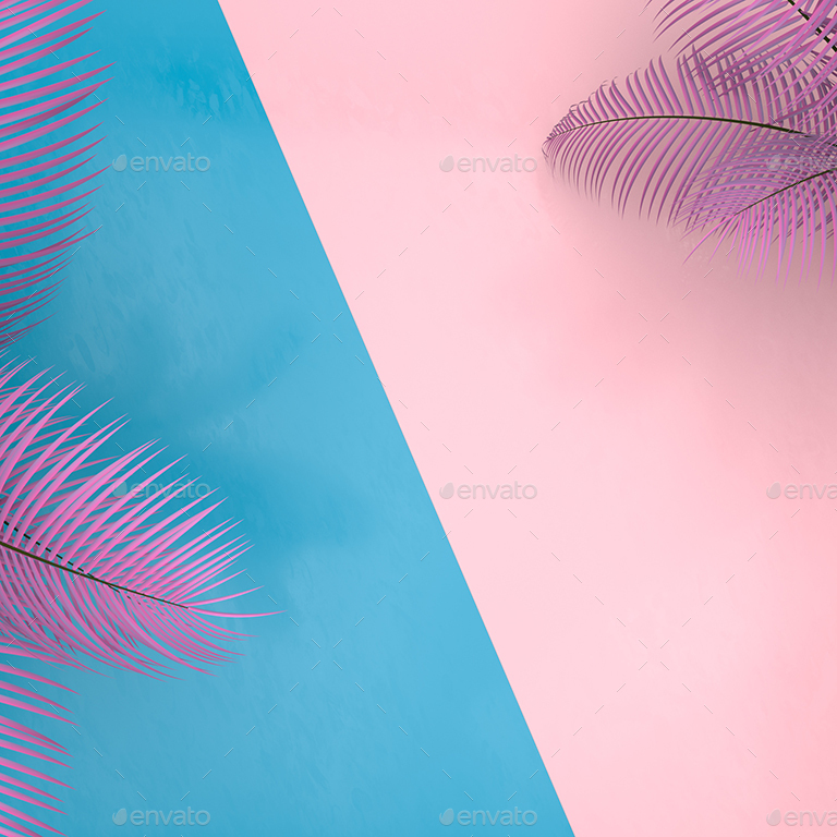 Pink and Blue - 3D Background for Product Showcase, Graphics | GraphicRiver
