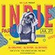 Indie Party Flyer Template, Print Templates | GraphicRiver