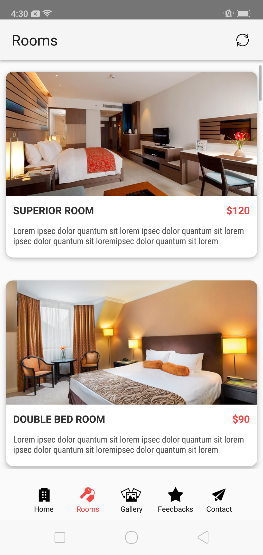 MyHotel | Android Universal Hotel App Template by cubycode | CodeCanyon