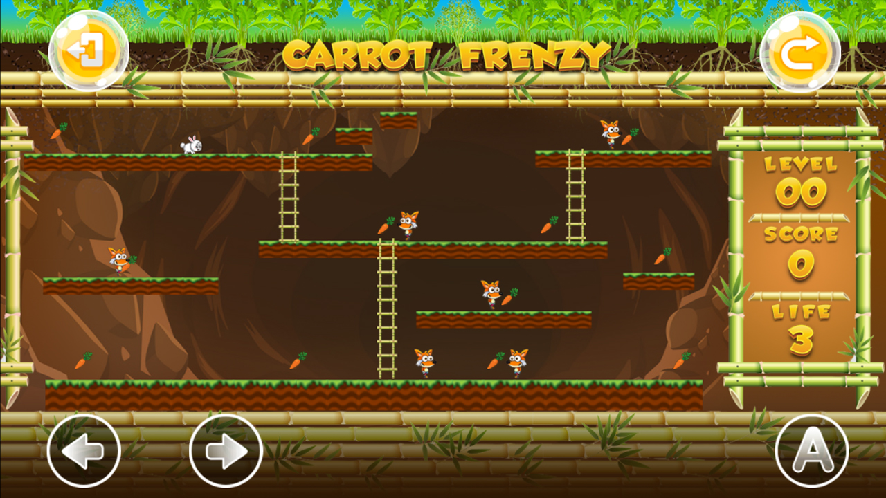 Carrot Frenzy Game v1 (Construct 3 | C3P | Construct 2 | CAPX | HTML5) Platformer Game by Pro_Gaming