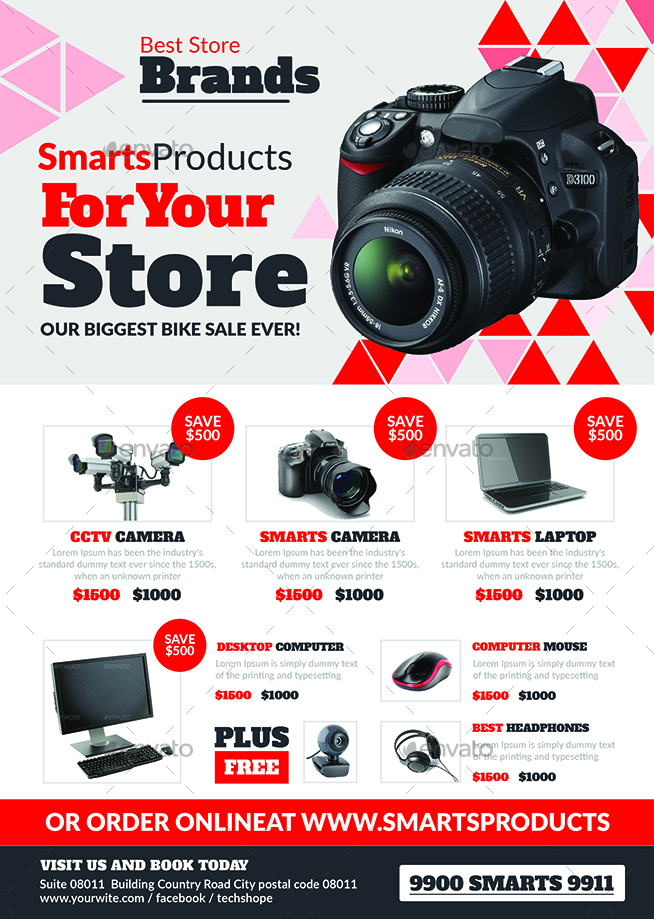 Product Flyer Templates, Print Templates | GraphicRiver