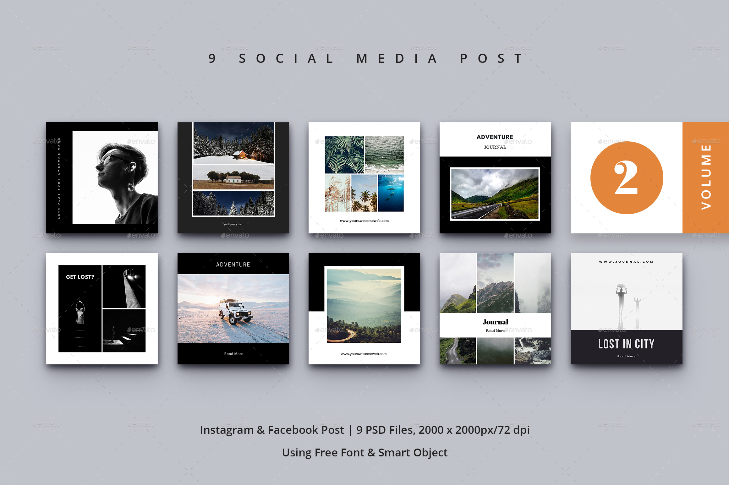 Social Media Bundle, Web Elements | GraphicRiver