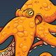 Orange Octopus, Vectors | GraphicRiver