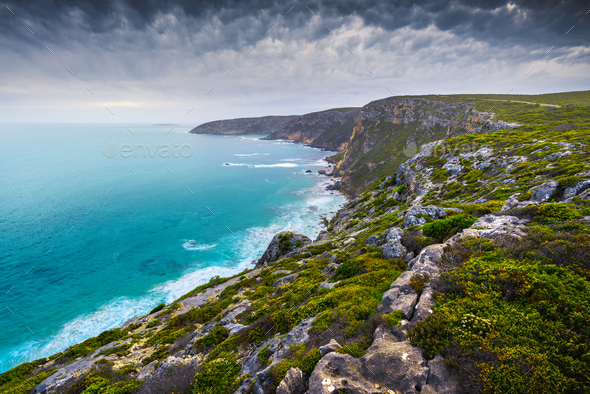 Wild Coastal Seas Stock Photo by kwestdigital | PhotoDune