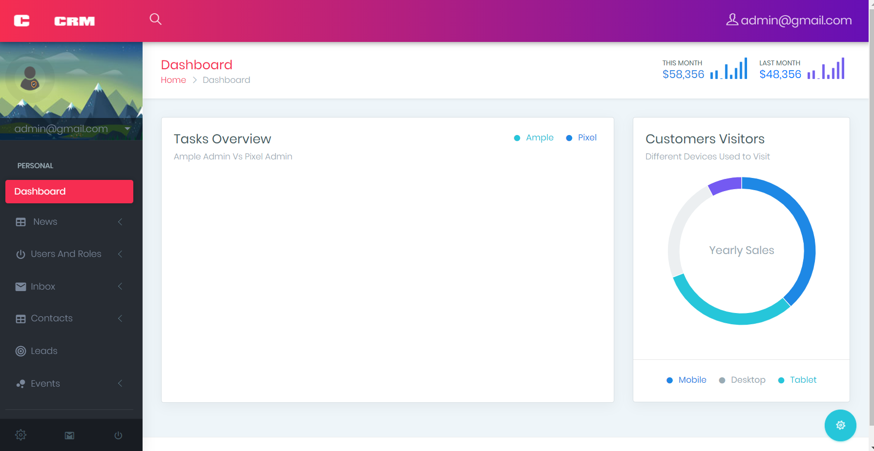 Smart - Powerful Responsive CRM With Front End by quanghoahcm | CodeCanyon