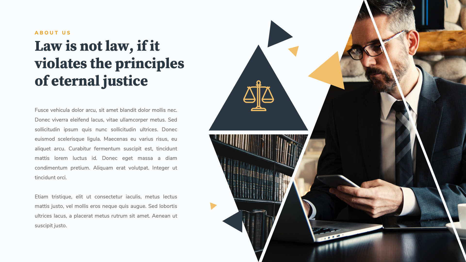 LEGAL - Attourney & Lawyer Powerpoint Template, Presentation Templates