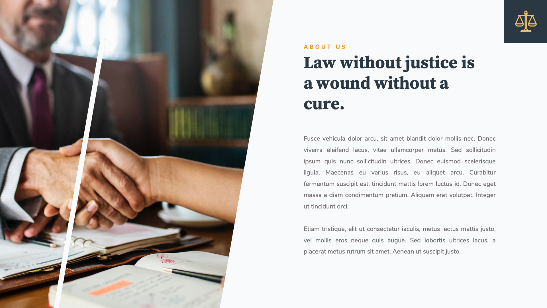 LEGAL - Attourney & Lawyer Powerpoint Template, Presentation Templates