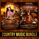 Country Music Bundle, Print Templates | GraphicRiver