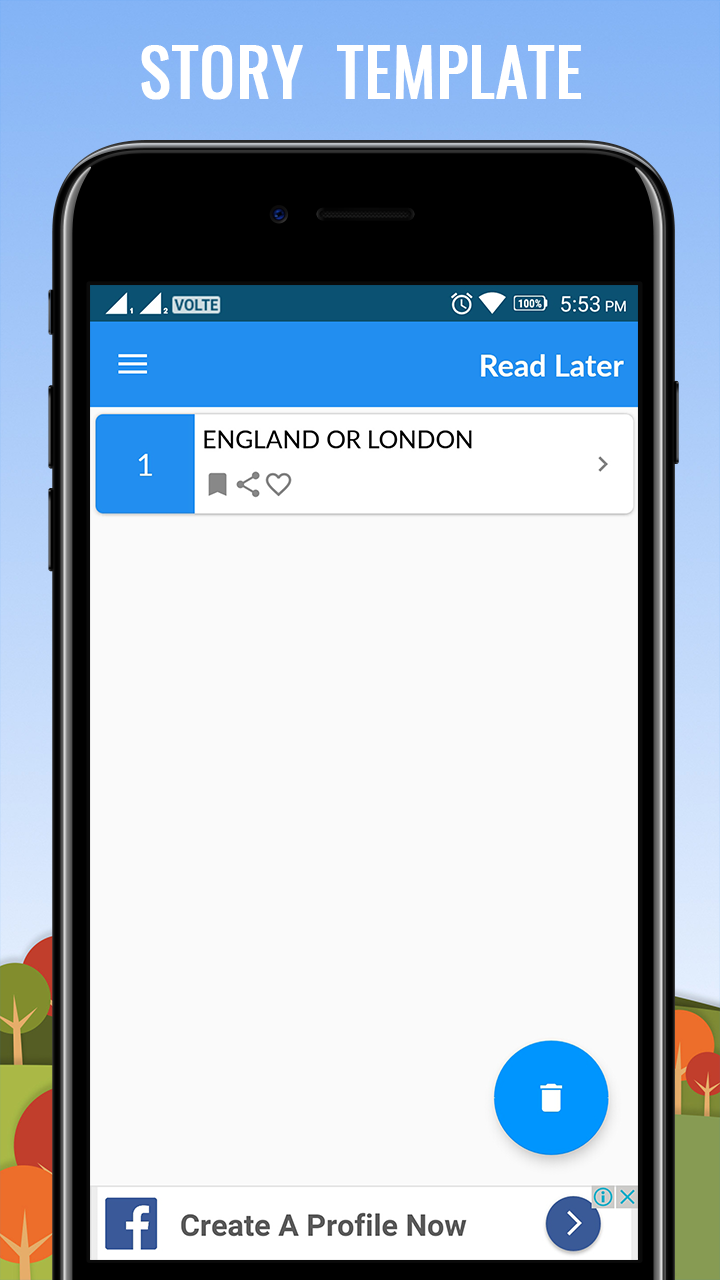 Story Template for Android by ExpressTemplate | CodeCanyon