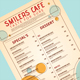 Cafe Menu Card, Print Templates | GraphicRiver
