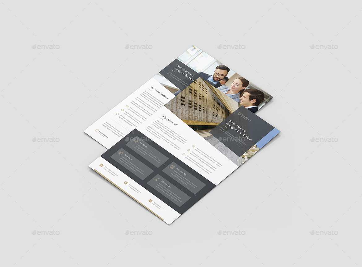 Flyer – Lawyer, Print Templates | GraphicRiver