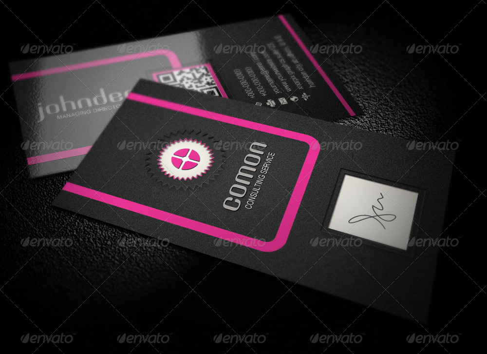 Signature Business Card, Print Templates | GraphicRiver