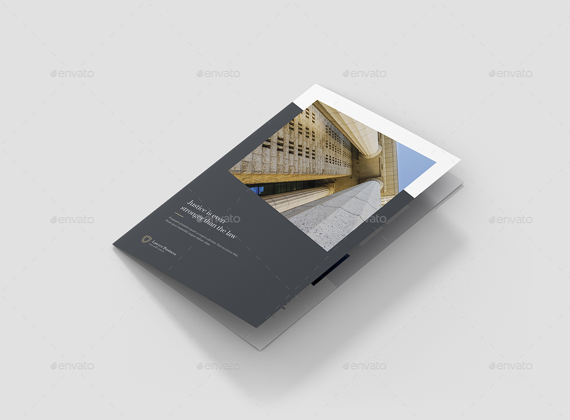 Brochure – Lawyer Bi-Fold, Print Templates | GraphicRiver