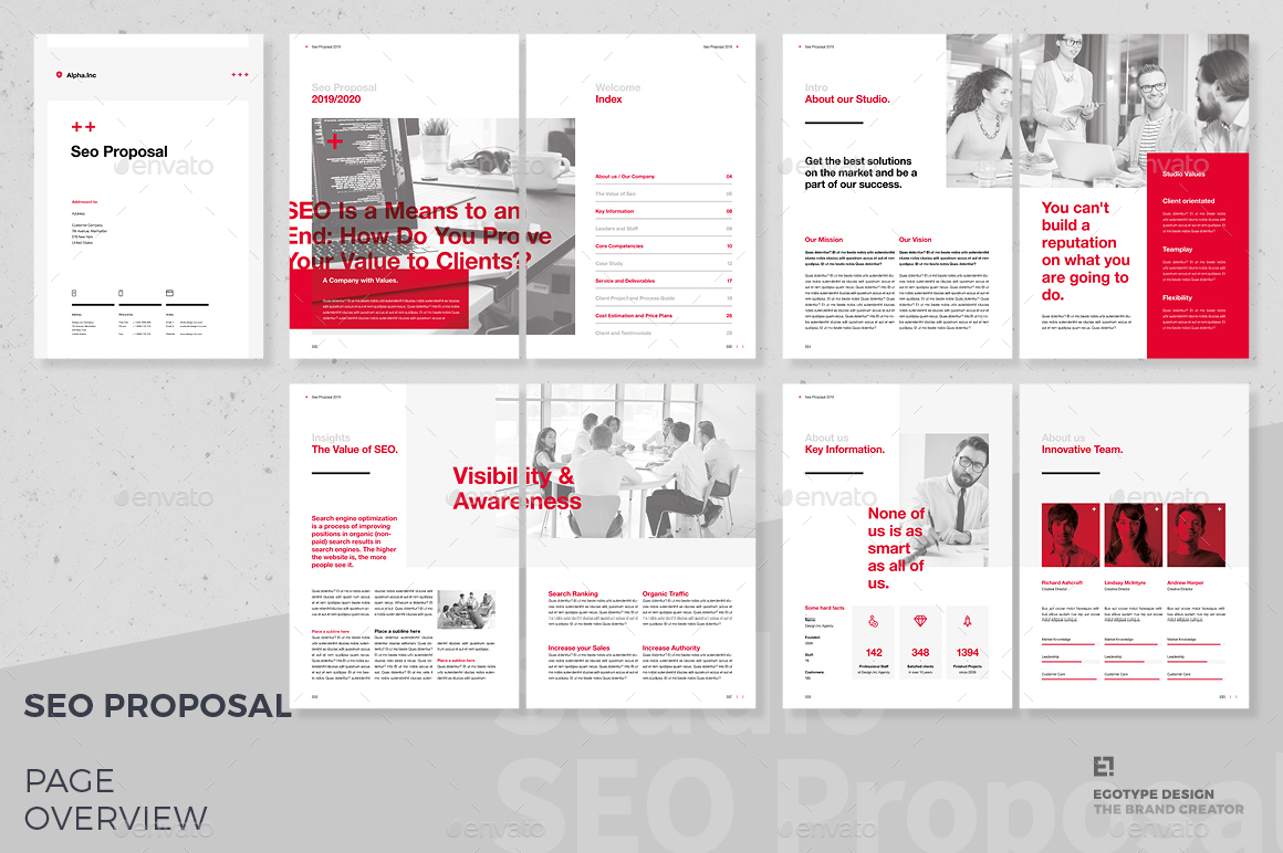 SEO Proposal, Print Templates | GraphicRiver