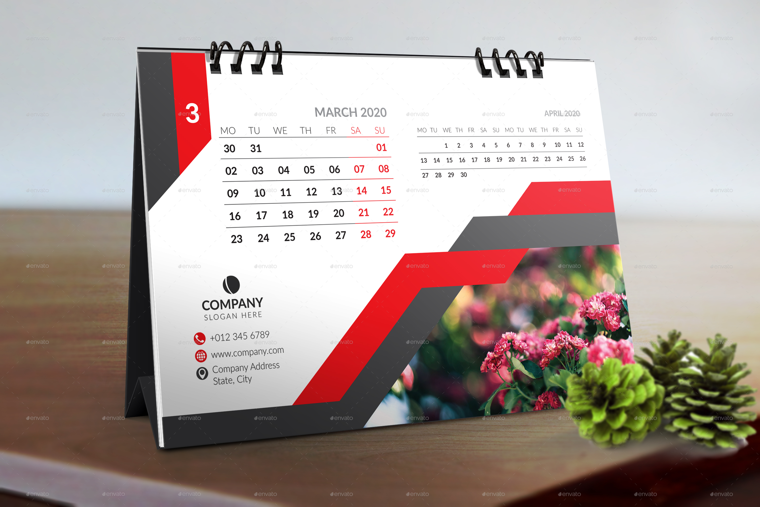 Desk Calendar, Print Templates | GraphicRiver