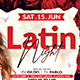 Latin Night Flyer, Print Templates | GraphicRiver
