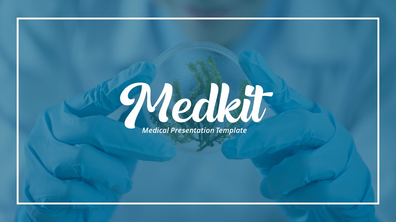 Medkit - Medical Treatment Powerpoint Template, Presentation Templates