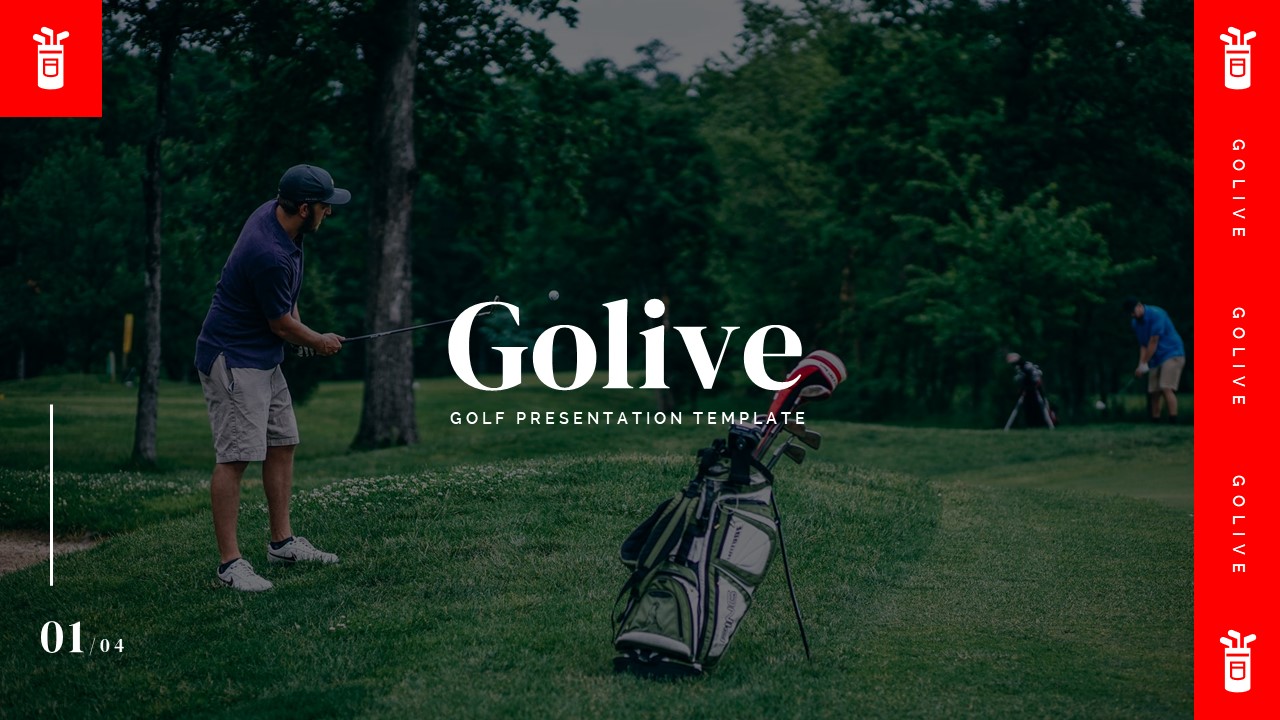 Golive - Golf Clubs Powerpoint Template, Presentation Templates ...