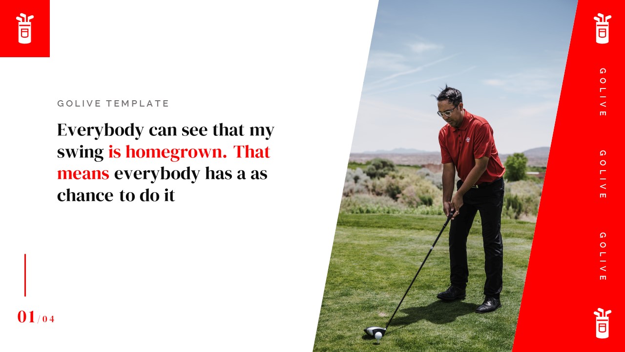 Golive - Golf Clubs Powerpoint Template, Presentation Templates ...