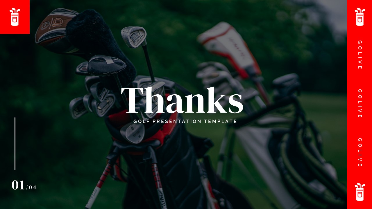 Golive - Golf Clubs Powerpoint Template, Presentation Templates ...