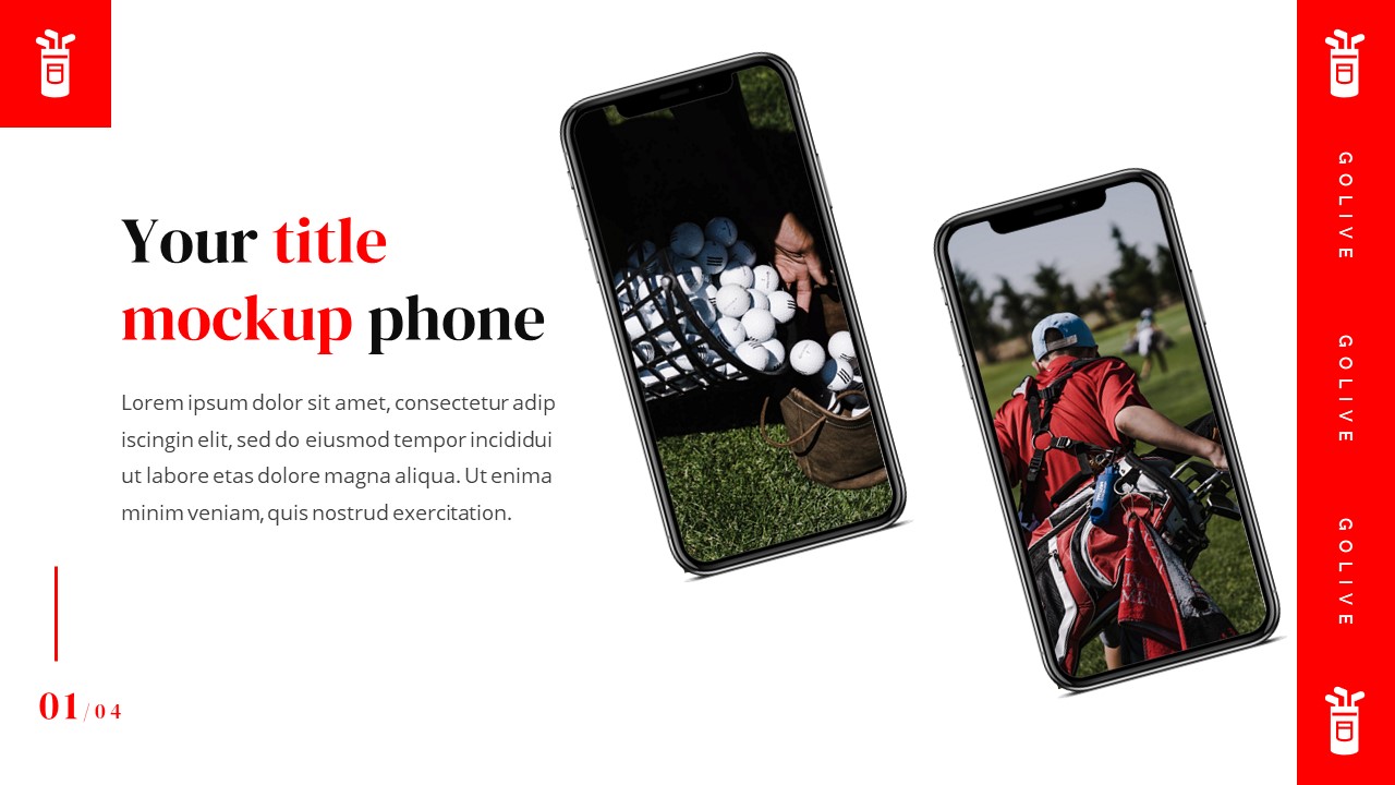 Golive - Golf Clubs Powerpoint Template, Presentation Templates ...